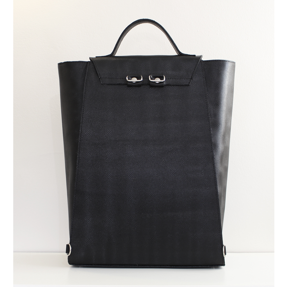 Backpack & Handbag— Lustrous Circular Leather - Teresa Georgallis ...