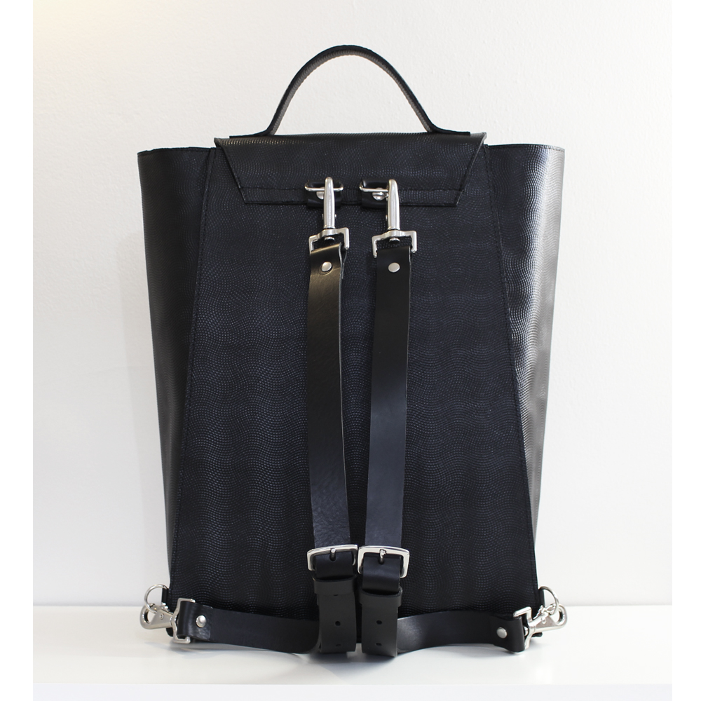 Backpack & Handbag— Lustrous Circular Leather - Teresa Georgallis ...